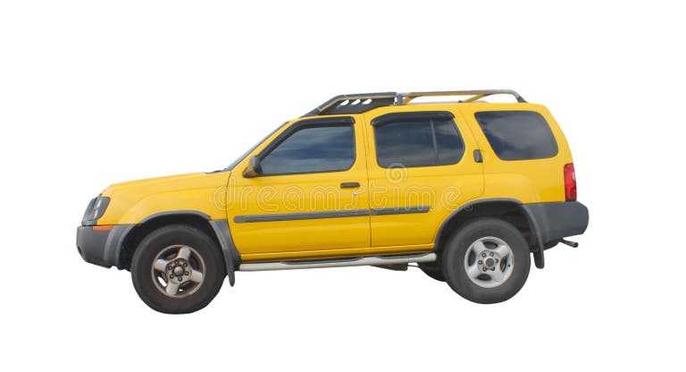 Yellow suv stock photo. Image of clipping, tinted, door - 6692396