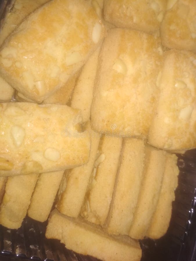 Yellow Sweet Bakery Biscuits Stock Image - Image of captured, onion ...