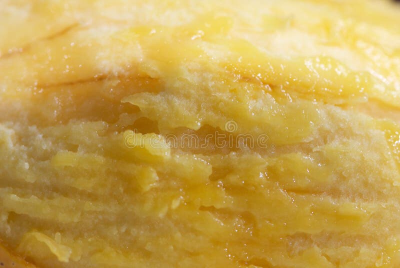 Yellow Sweet Tasty Healthy Yellow Mango Structure Textured Stock Photo ...