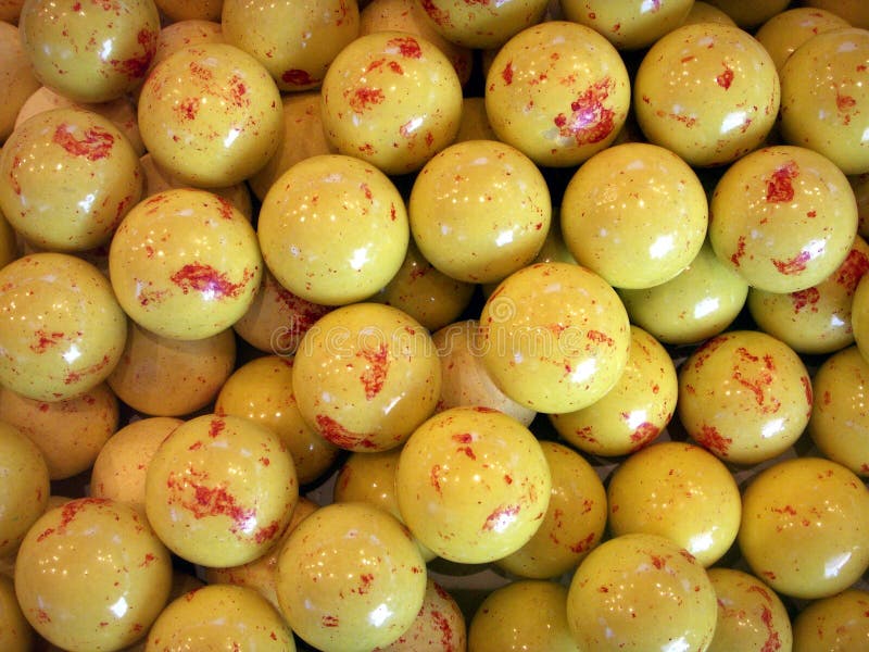 Yellow Sweets stock photo. Image of close, macro, candies - 51747788