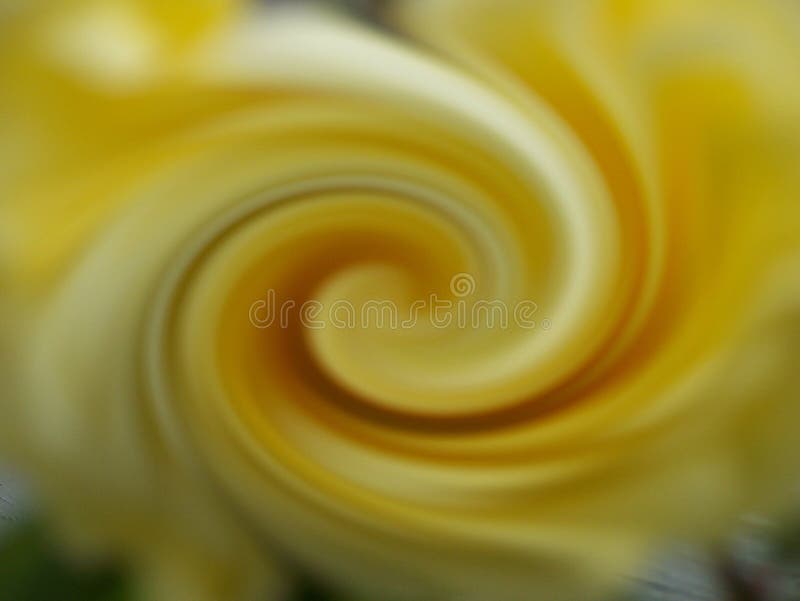 Yellow Swirl - Abstract Art Stock Illustration - Illustration of ...