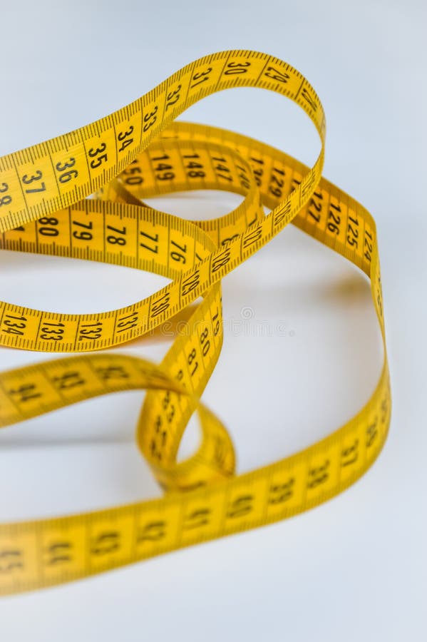 Yellow tailor meter stock image. Image of vertical, swirl - 67413831