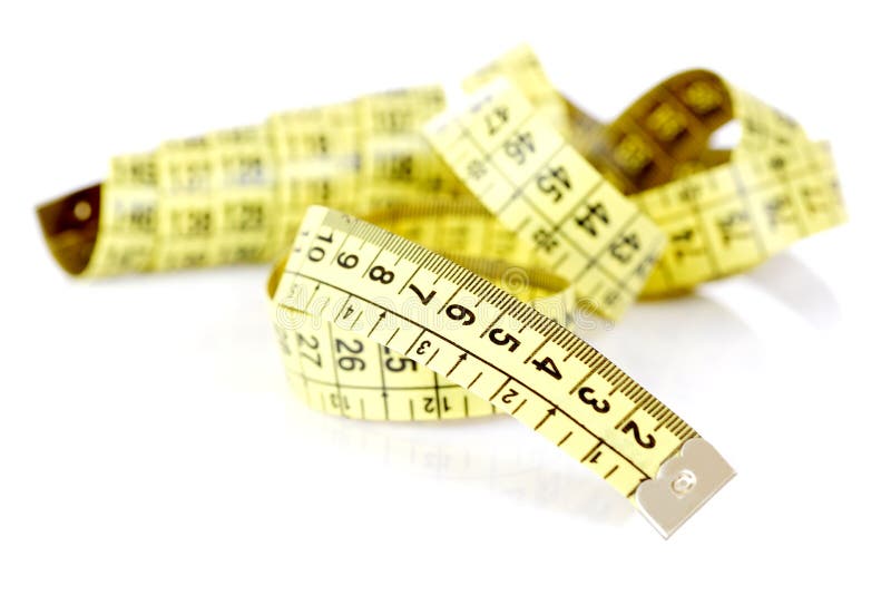 Yellow tailoring meter stock image. Image of object, sewing - 23697603