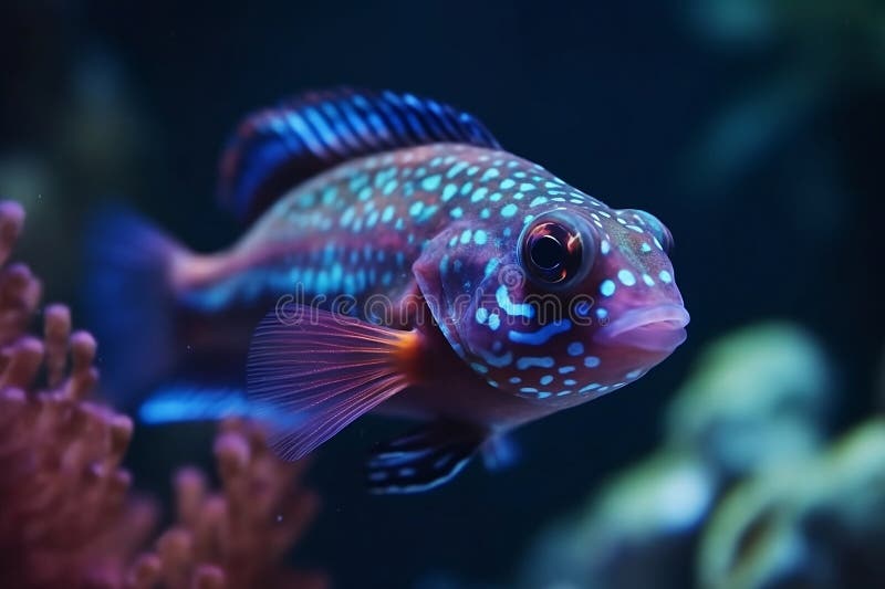 Yellow Tang Fish. Generative AI. Stock Illustration - Illustration of ...