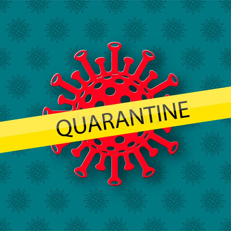 Quarantine Sign that Indicates the Boundaries of the Quarantine Zone ...