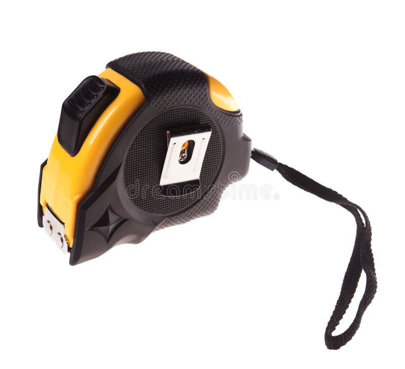 Yellow tapeline stock photo. Image of measuring, backgrounds - 49578322