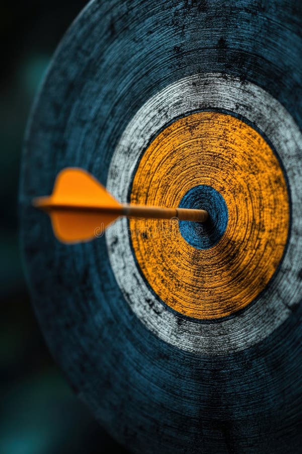 Yellow Target, an Image Featuring a Yellow Circular Target Against a ...