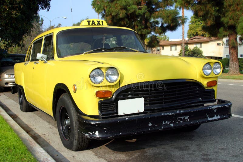 Yellow taxi stock photo. Image of waiting, streetscape - 2900558