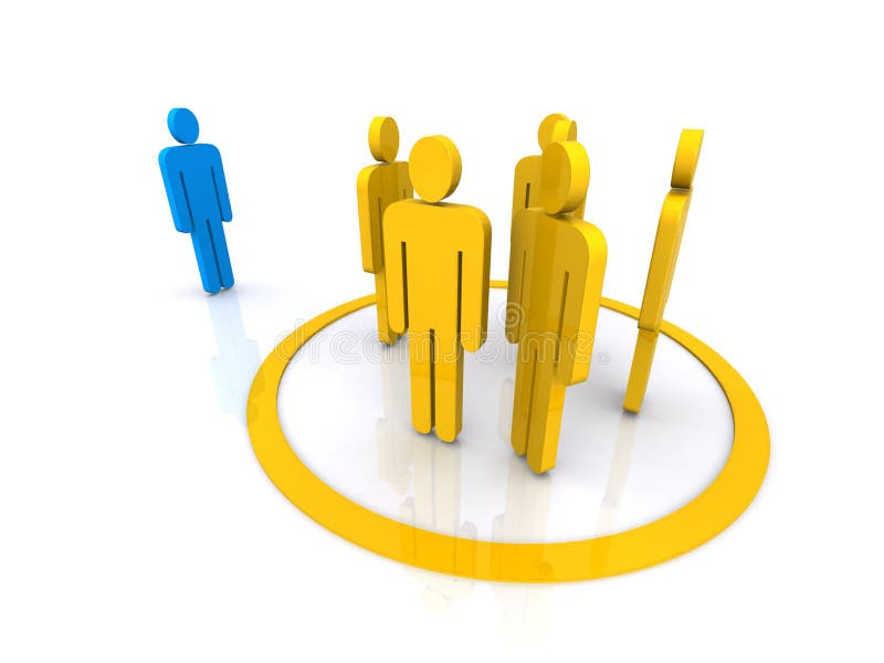 Yellow team of people stock illustration. Illustration of design - 20548933