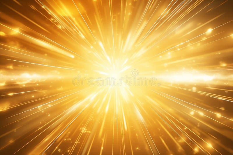 Yellow Tech Futuristic Background, Light, Abstract Glowing Rays, Lines ...