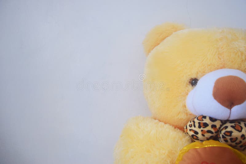This Yellow Teddy Bear is Big Stock Photo - Image of friendship, color ...