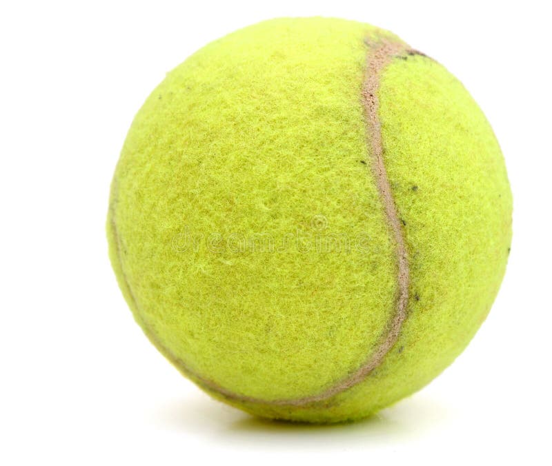 Yellow tennis ball stock photo. Image of isolated, yellow - 41271478