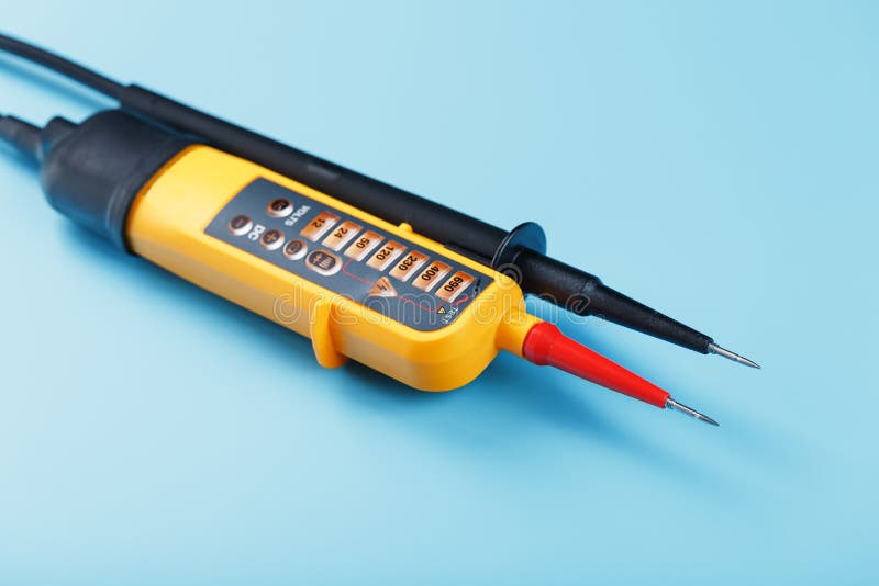 Yellow Tester for Step-by-step Indication of Voltage in an Electrical ...