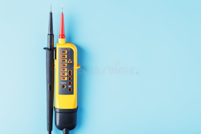 Yellow Tester for Step-by-step Indication of Voltage in an Electrical ...