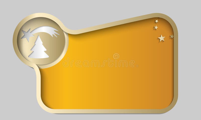 Yellow text box stock vector. Illustration of sign, color - 34857532