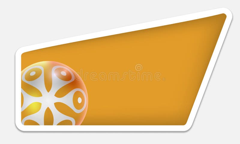 Yellow text frame stock vector. Illustration of advertising - 35121181