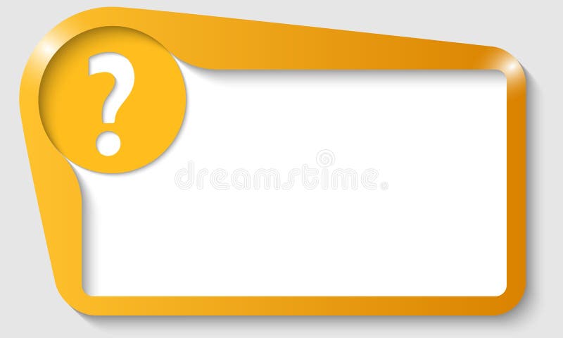 Yellow text frame stock vector. Illustration of shadow - 34857366