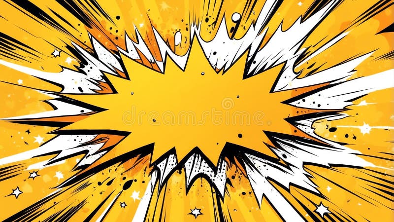 Yellow Theme Exploding Pop Speech Bubble Stock Illustrations – 8 Yellow ...
