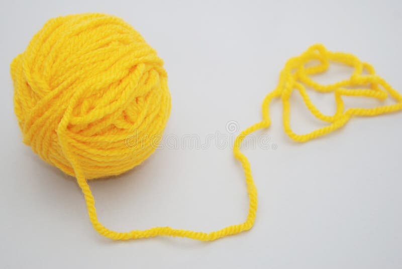 Yellow thread stock image. Image of braid, color, gray - 84175231