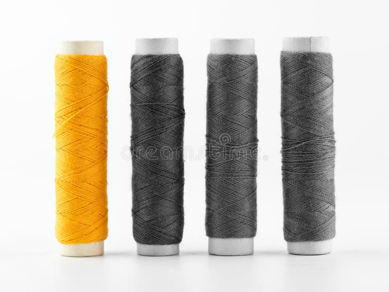 Yellow Thread stock photo. Image of threads, standing - 176022304