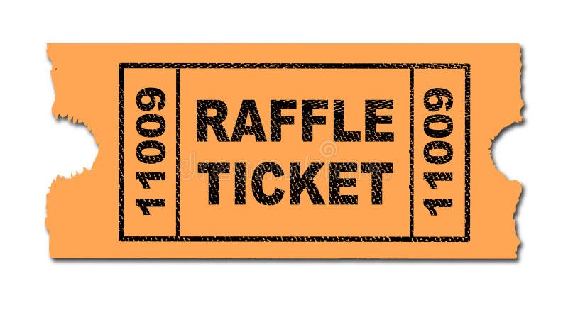 Raffle Ticket Word Enter Contest Winner Prize Drawing Stock ...