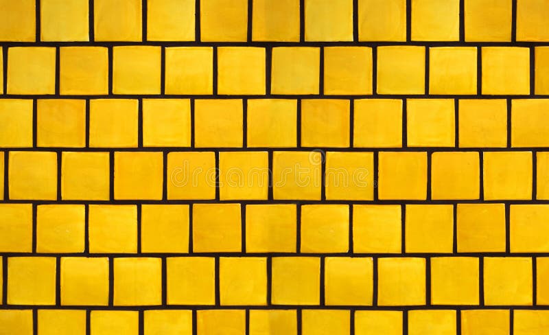 Yellow tile background stock image. Image of textured - 13499755