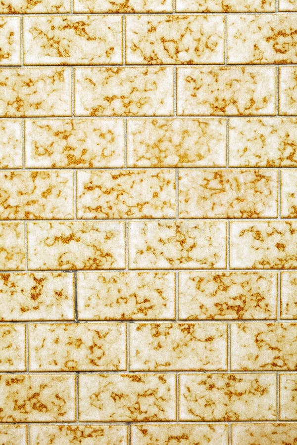 Yellow tiled wall stock photo. Image of ceramic, wall - 26989110