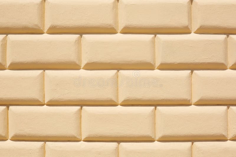 Yellow Tiled Wall Texture Background in Sunlight Stock Photo - Image of ...