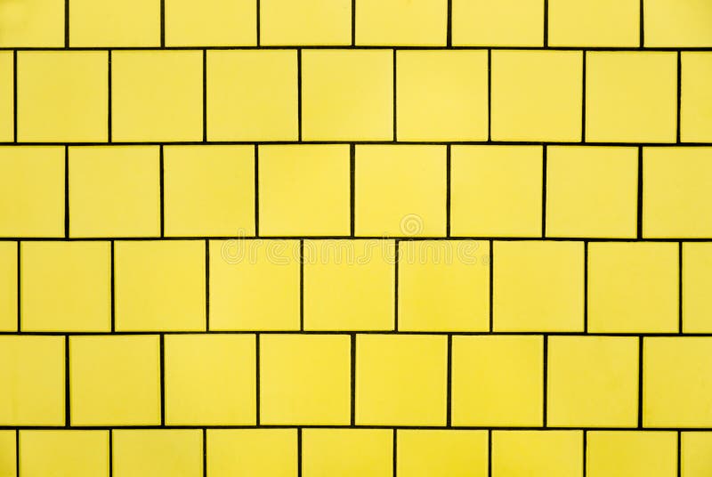 Yellow Tiles. Seamless Texture. Stock Photo - Image of ceramic, surface ...