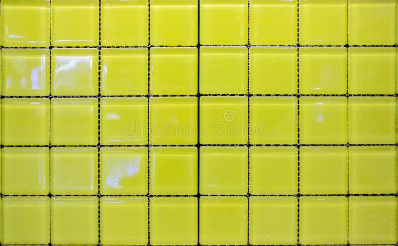 Yellow tiles. stock image. Image of abstract, ornate - 41999211