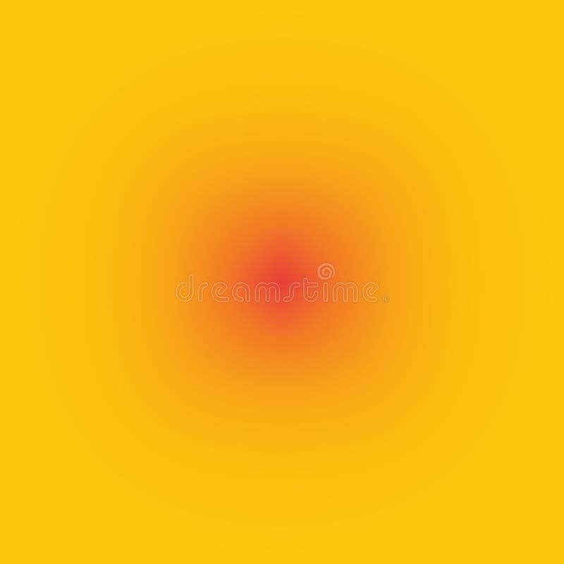 Yellow To Red Gradient. Central Glow Effect. Smooth Color Transition ...