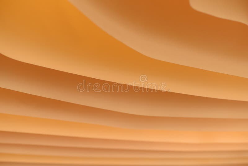 Yellow-toned Paper with a Patterned Graphic Shape Stock Photo - Image ...