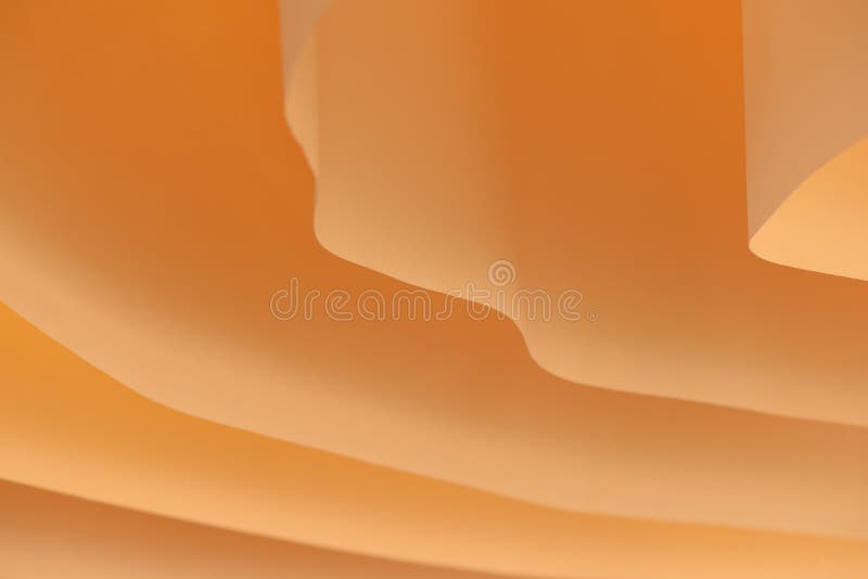 Yellow-toned Paper with a Patterned Graphic Shape Stock Image - Image ...