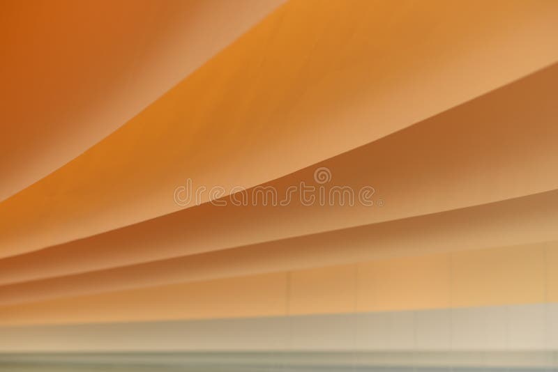 Yellow-toned Paper with a Patterned Graphic Shape Stock Photo - Image ...