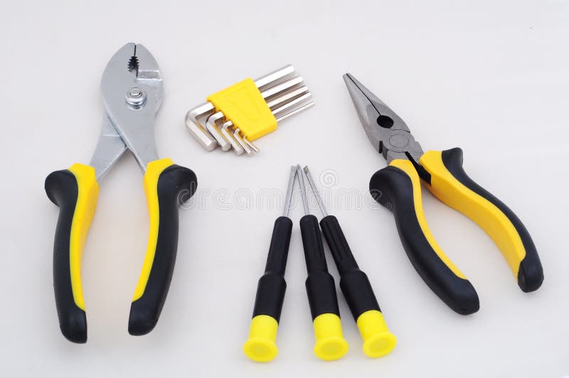 Yellow tools stock photo. Image of driver, knot, multiple - 51881964
