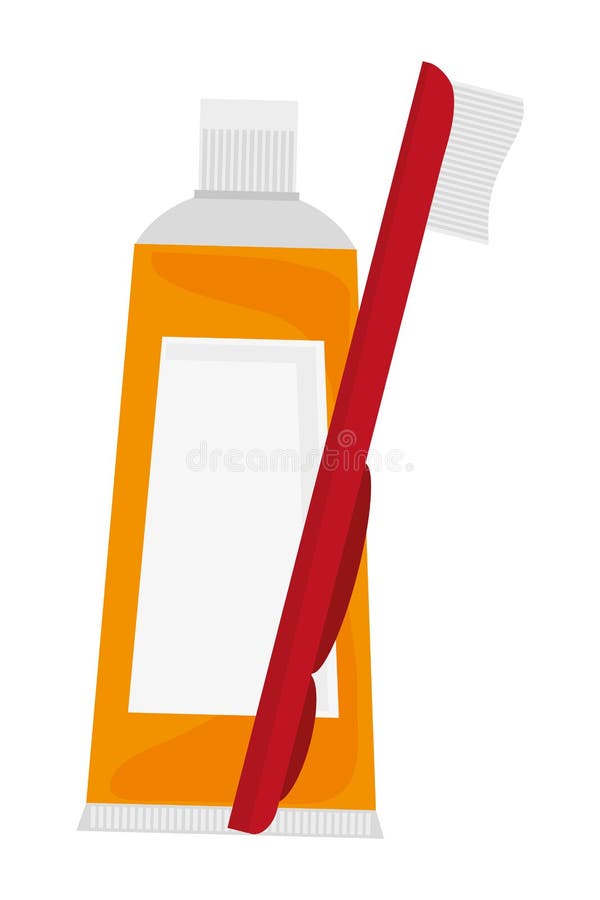 Yellow toothpaste icon stock illustration. Illustration of tool - 73307663