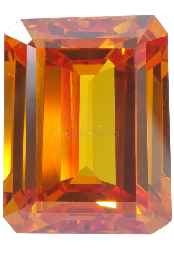 Yellow topaz stock photo. Image of gift, close, cubic - 10591934