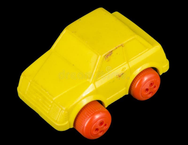 Yellow Toy Car stock photo. Image of simple, generic - 167200322