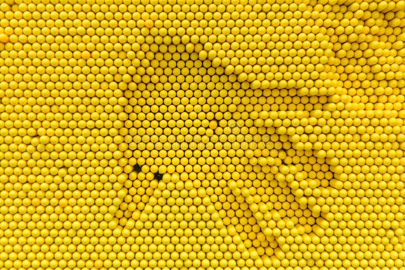 Yellow Toy Pin Board or Playground Equipment Stock Image - Image of ...