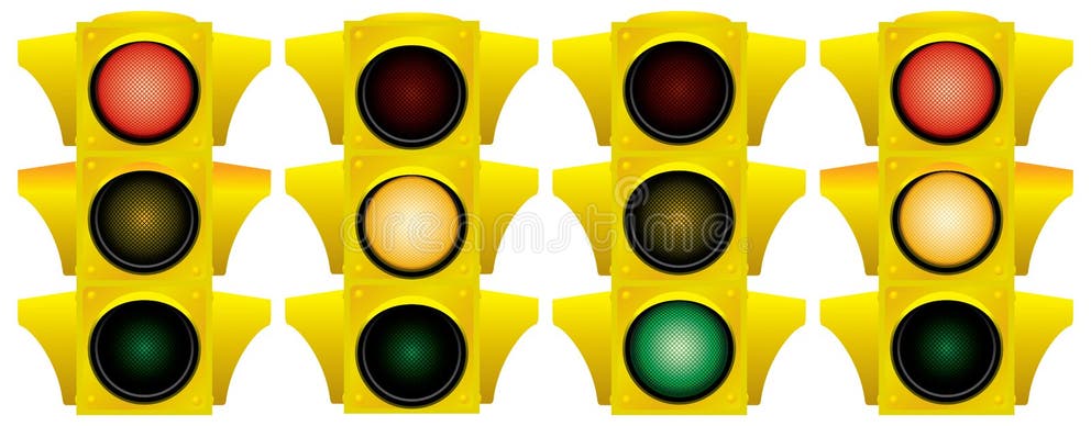Traffic Light Yellow Background Stock Illustrations – 9,711 Traffic ...
