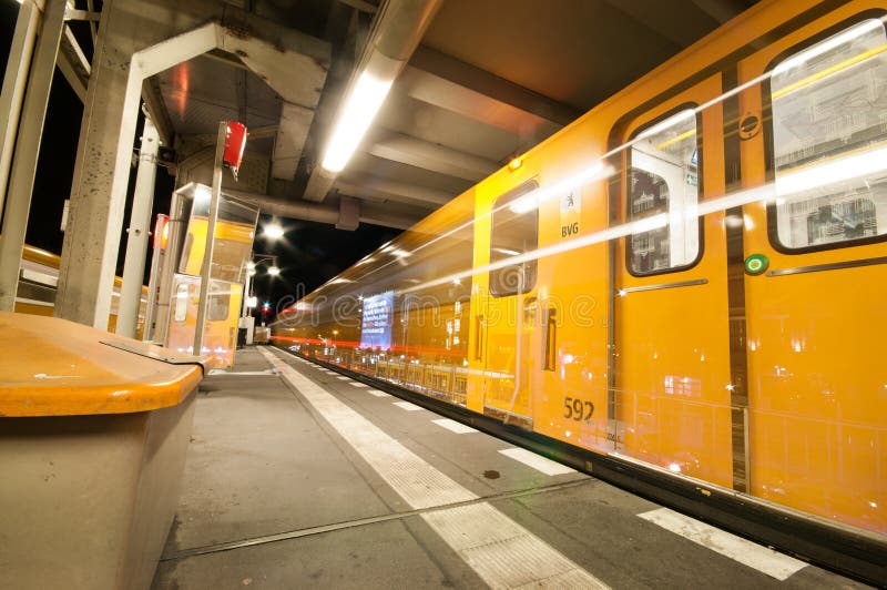 Yellow, Train Station, Transport, Public Transport Picture. Image ...