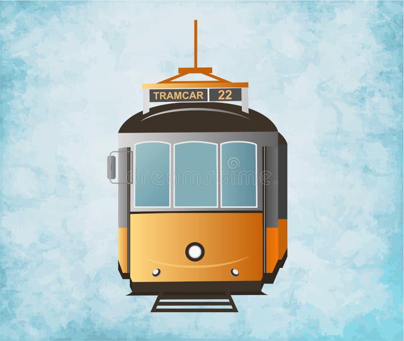 Yellow Tram Stock Illustrations – 1,158 Yellow Tram Stock Illustrations ...