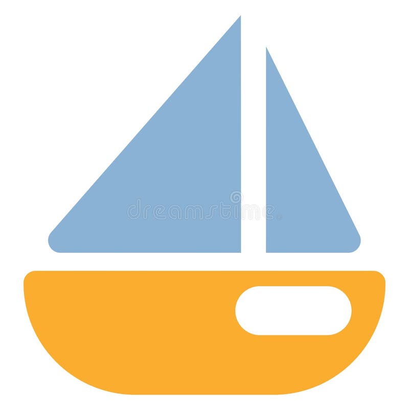 Sea boat, icon stock vector. Illustration of isolated - 259394745