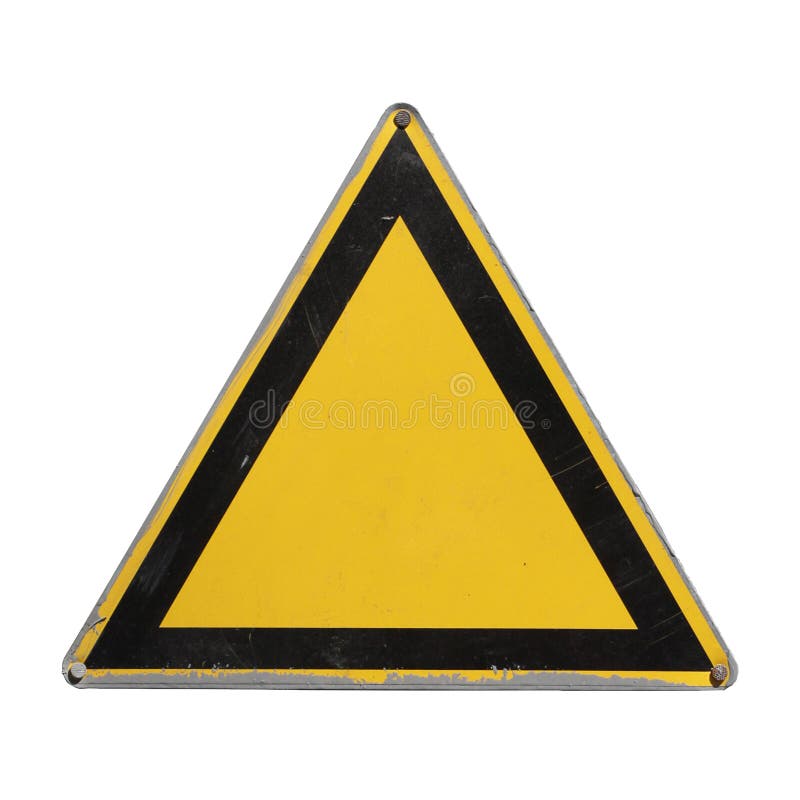 200 Empty Triangle Yellow Sign Stock Photos - Free & Royalty-Free Stock ...