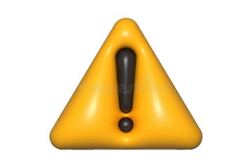 A Yellow Triangle with an Exclamation Point Symbol Inside Stock Vector ...