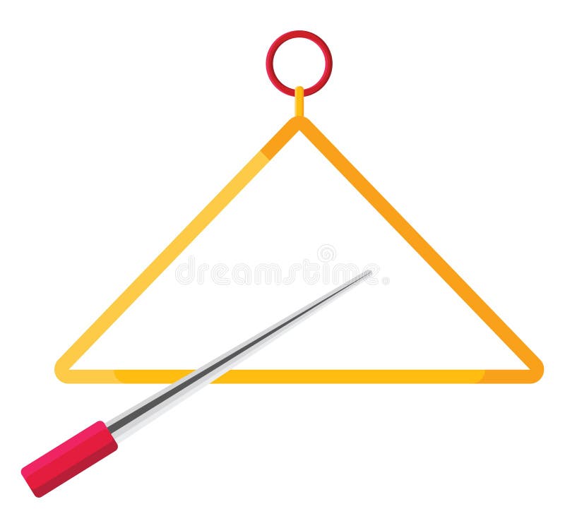 Triangle Musical Instrument, Icon Stock Vector - Illustration of ...
