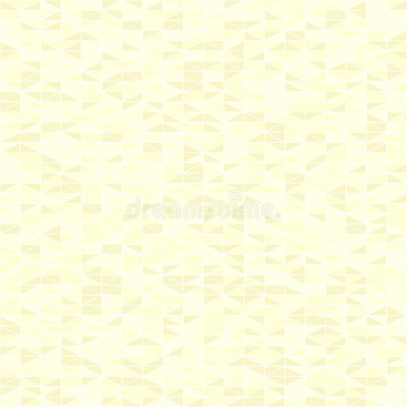 Yellow Triangle Pattern. Seamless Vector Stock Vector - Illustration of ...