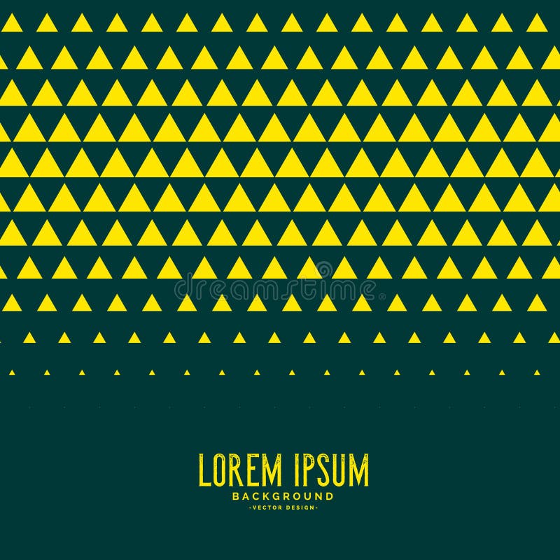 Yellow Triangle Shapes Vector Background Stock Vector - Illustration of ...