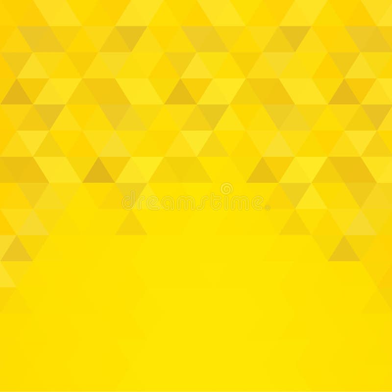 Yellow Triangular Background. Vector Graphics. Design Element. Eps 10 ...