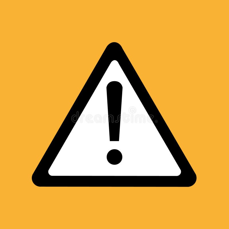 Yellow Triangular Other Dangers Warning Sign Stock Illustration ...